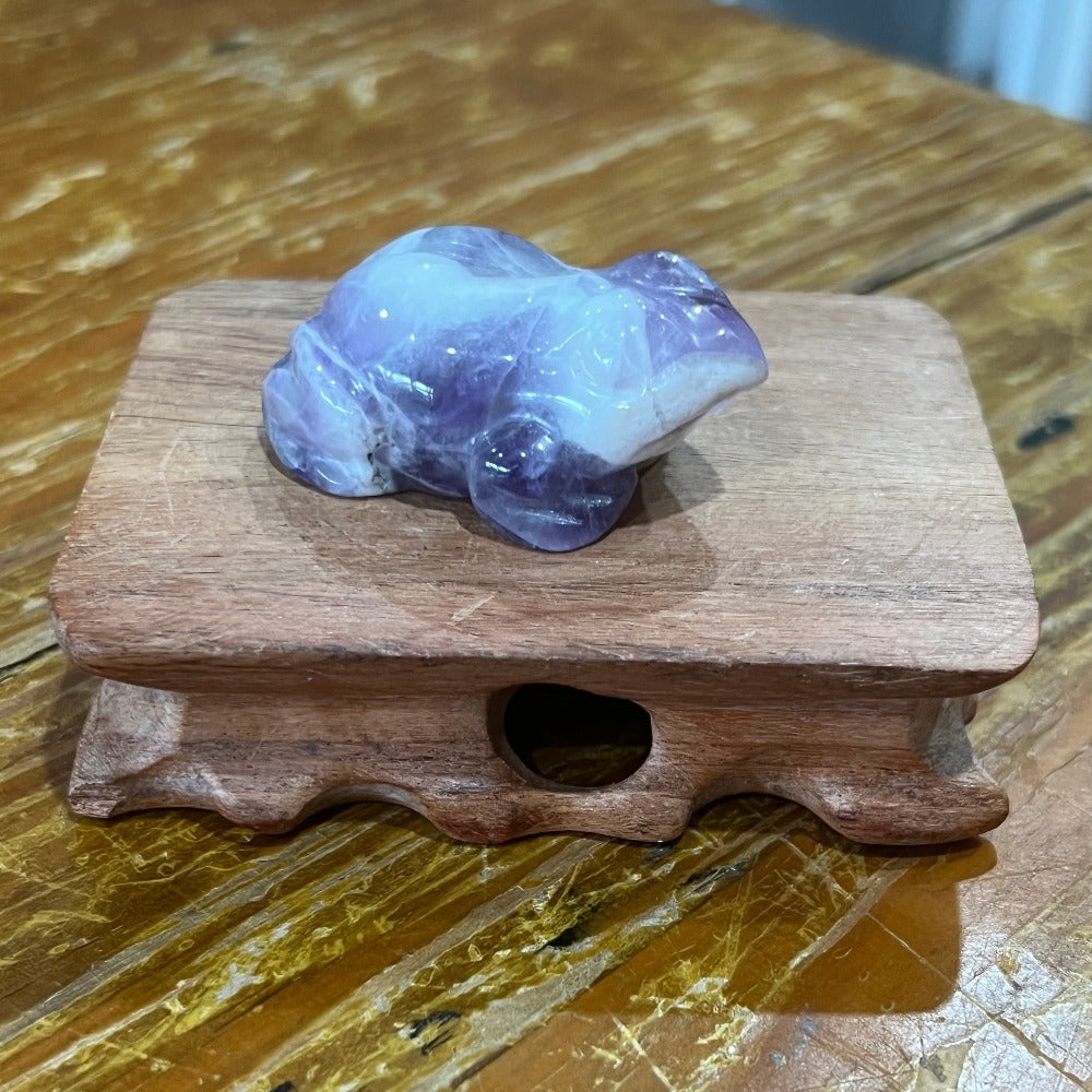 Dream Amethyst Frog – Crystals by Sisters