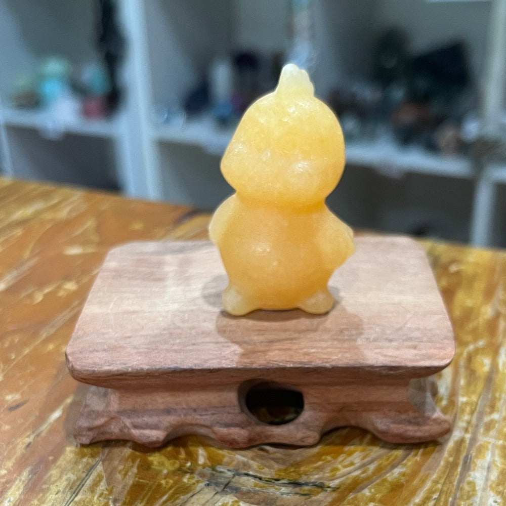 Orange Calcite Chicken – Crystals by Sisters