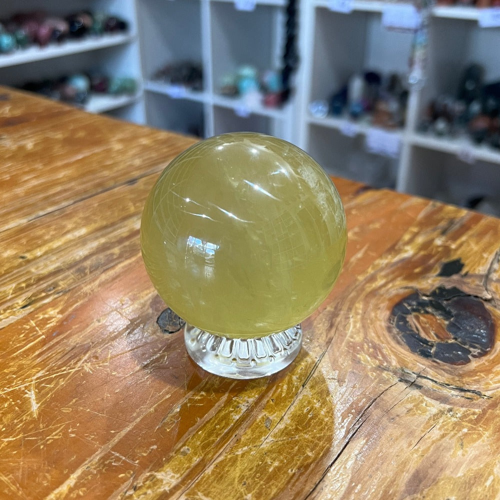 Citrine Sphere – Crystals by Sisters