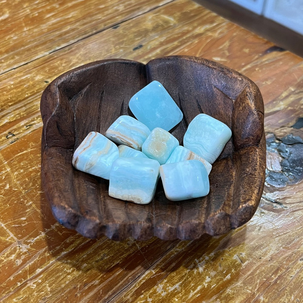 Tumbles | Caribbean Calcite – Crystals by Sisters