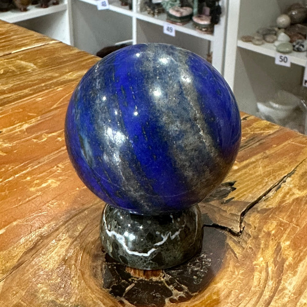 Lapis Lazuli Sphere – Crystals by Sisters