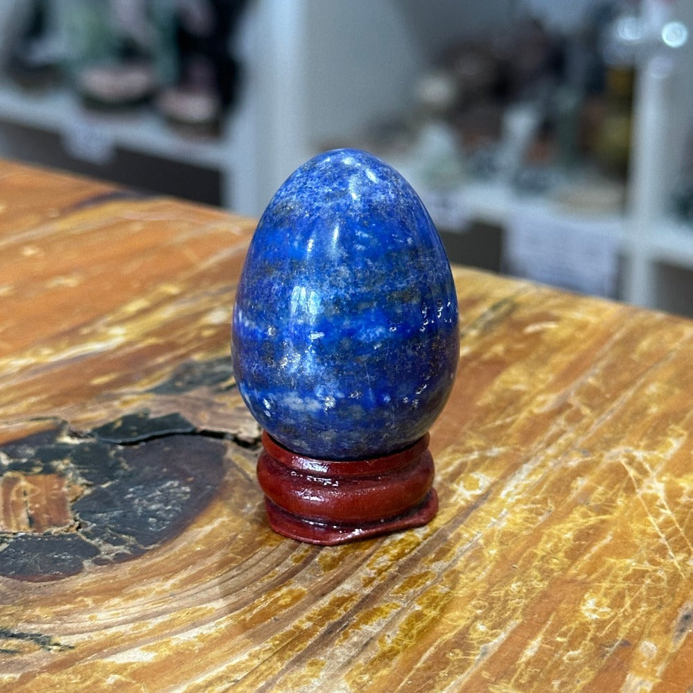 Lapis Lazuli Egg – Crystals by Sisters