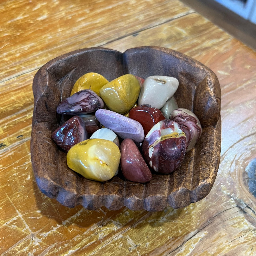Tumbles | Mookaite – Crystals by Sisters
