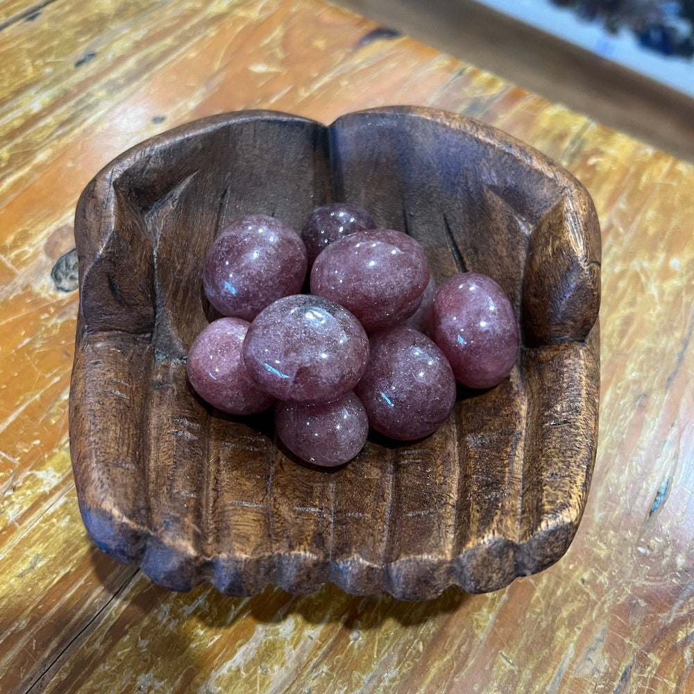 Tumbles | Strawberry Quartz – Crystals by Sisters