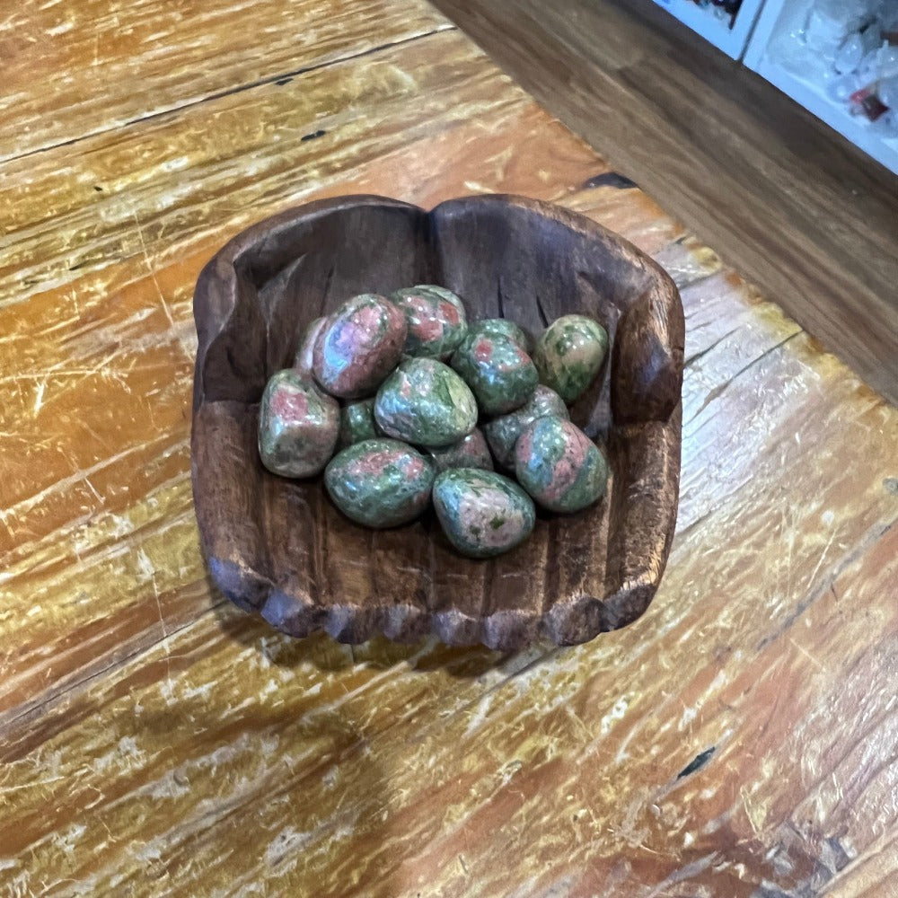 Tumbles | Unakite – Crystals by Sisters