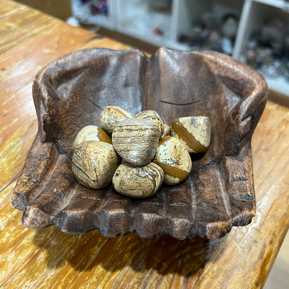 Tumbles | Picture Jasper – Crystals by Sisters