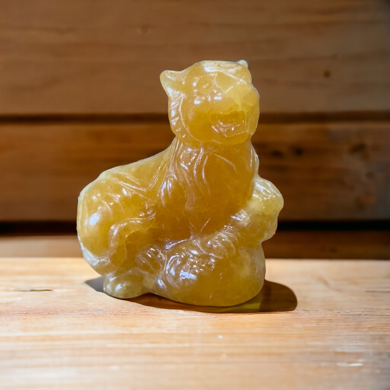 Orange Calcite Tiger – Crystals by Sisters