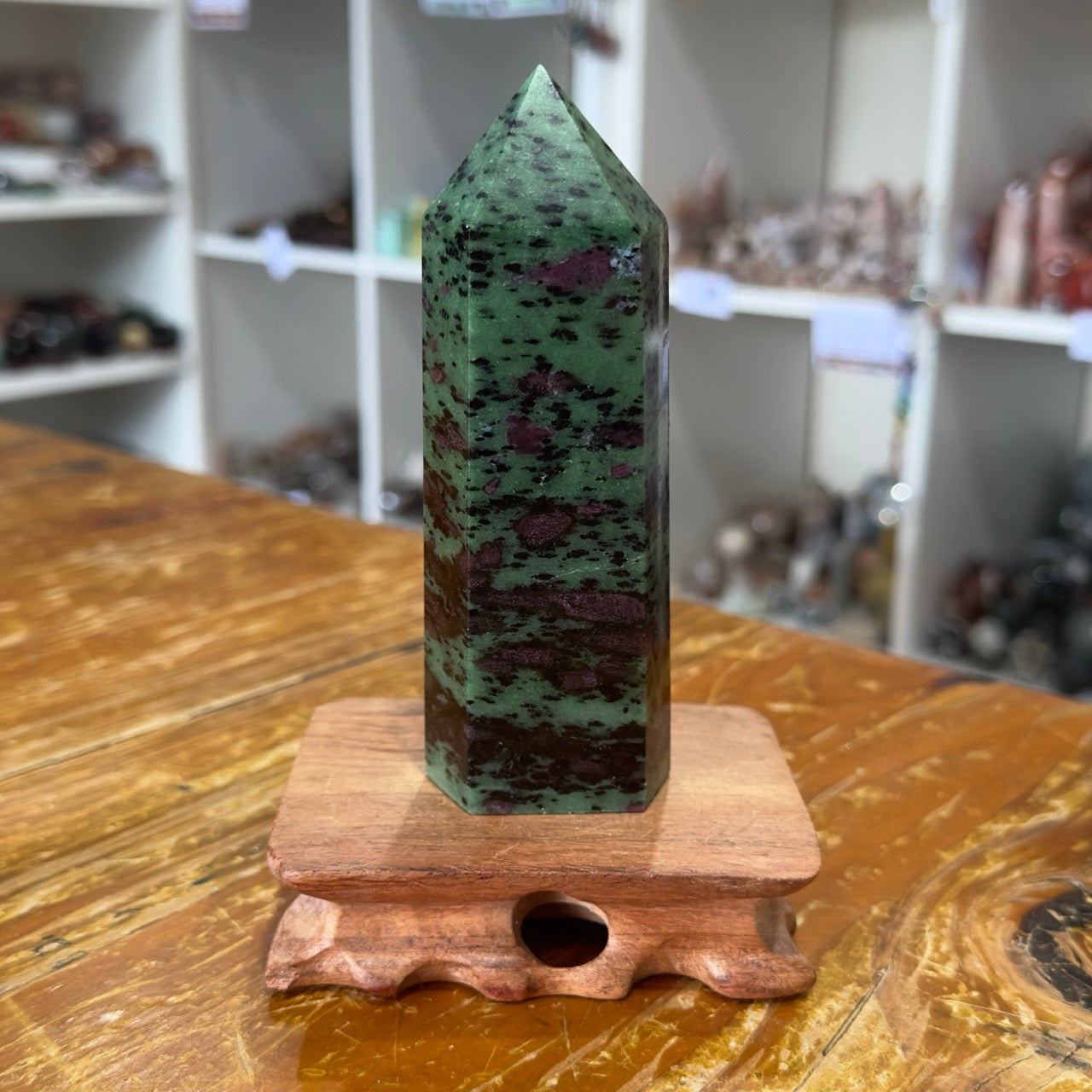Ruby Zoisite Tower – Crystals by Sisters