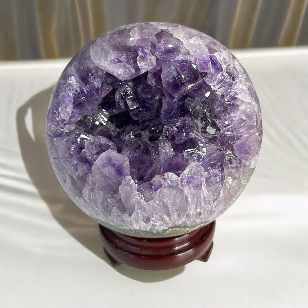 Amethyst Geode Sphere | 1.89kg – Crystals by Sisters