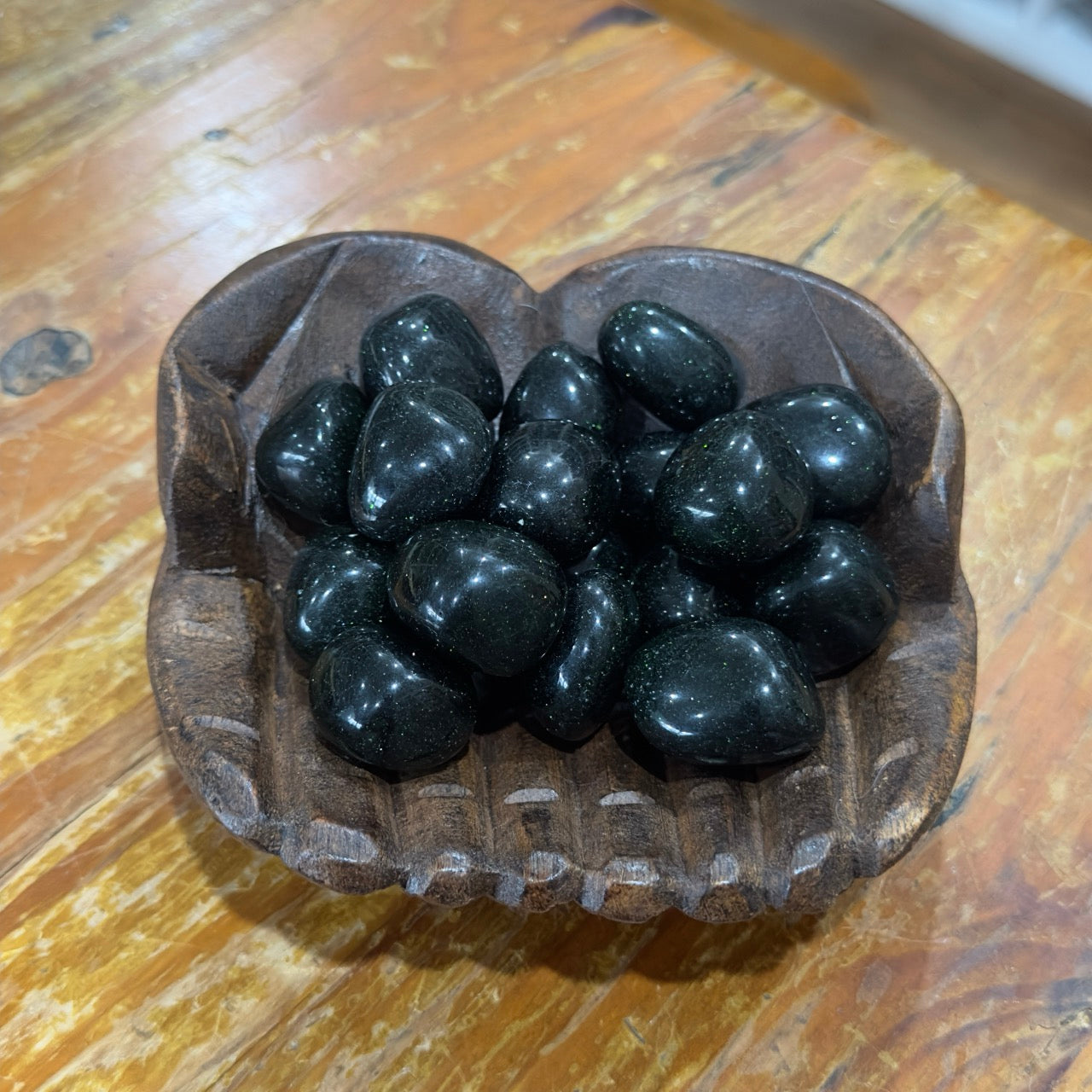 Tumbles | Green Sandstone – Crystals by Sisters