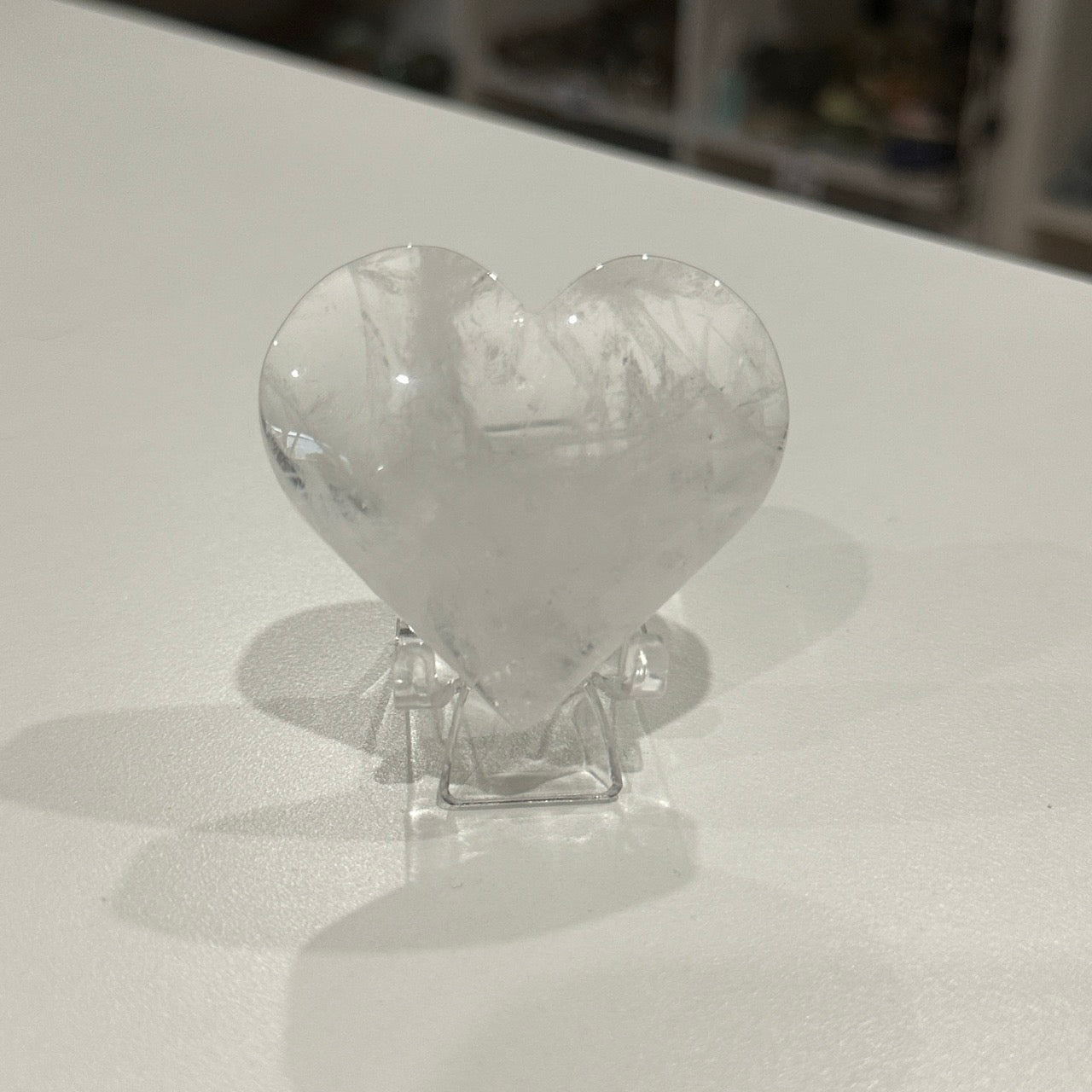 Clear Quartz Heart – Crystals by Sisters