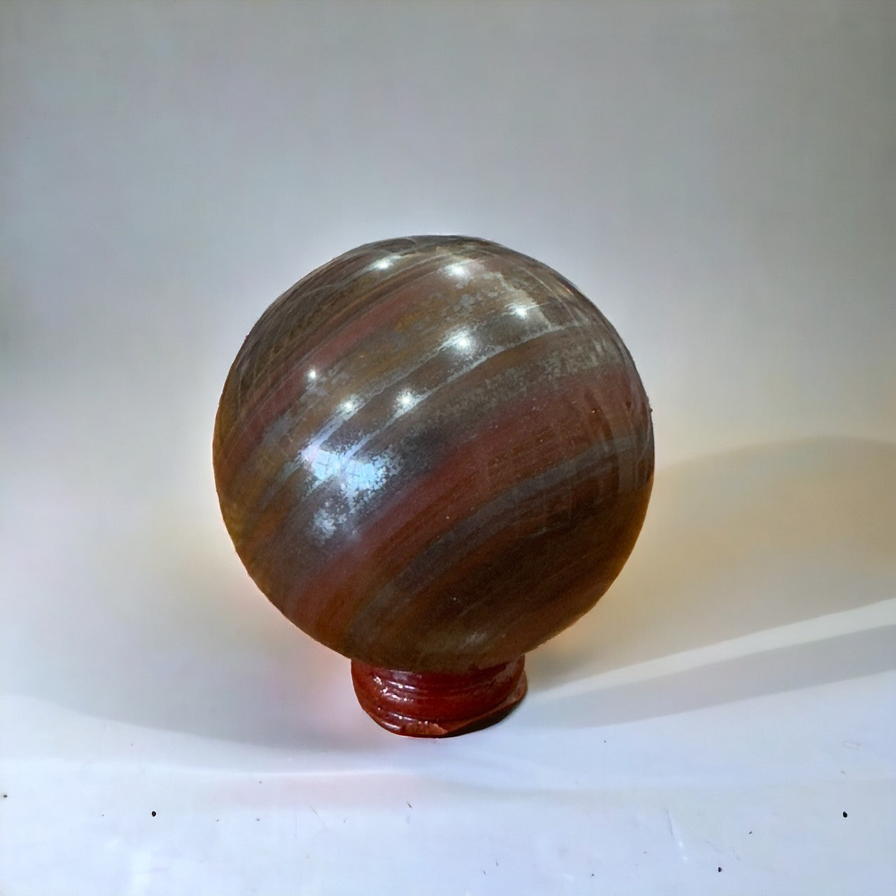 Tiger Iron Sphere | 550g – Crystals by Sisters