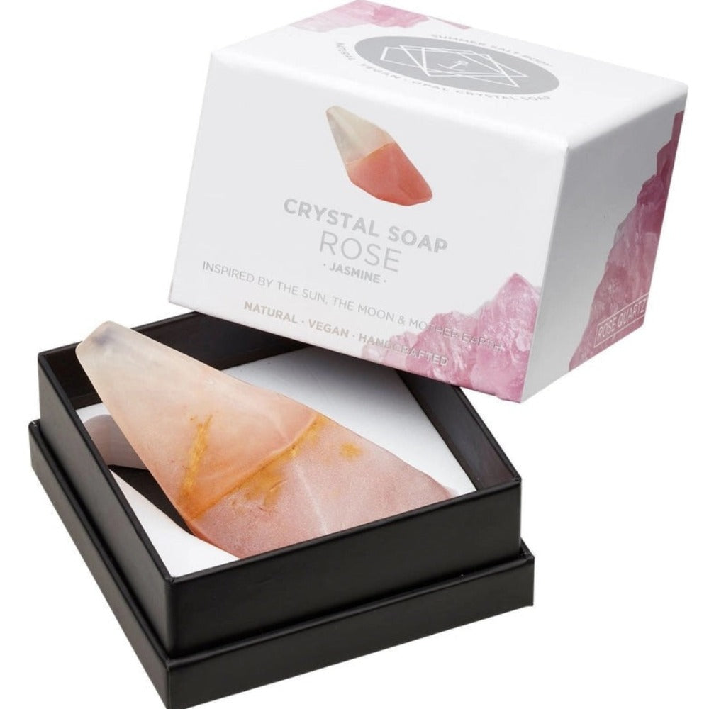 Crystal Soap - Rose Quartz – Crystals by Sisters