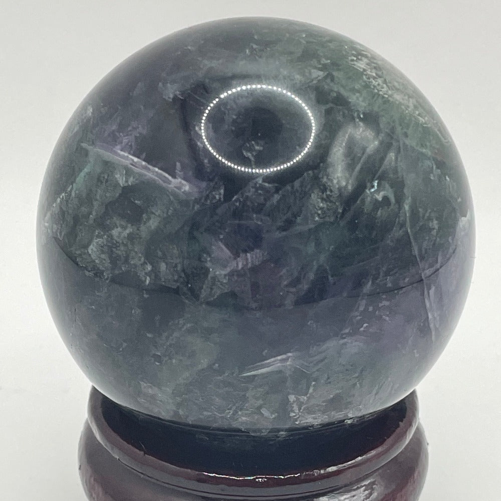 Rainbow Fluorite Sphere – Crystals by Sisters